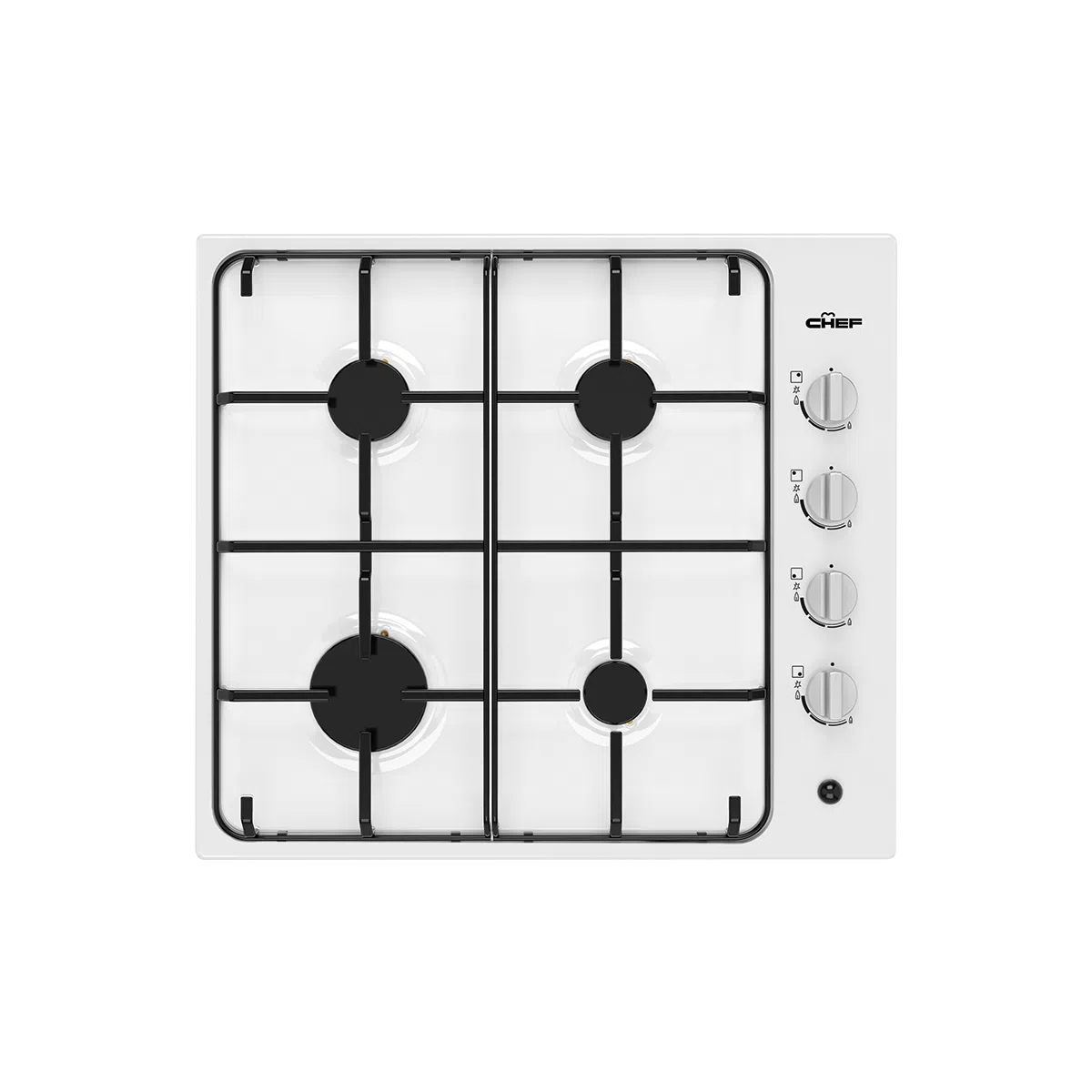 Chef 60cm 4 Burner Gas Cooktop (CHG642WC) | Design 10