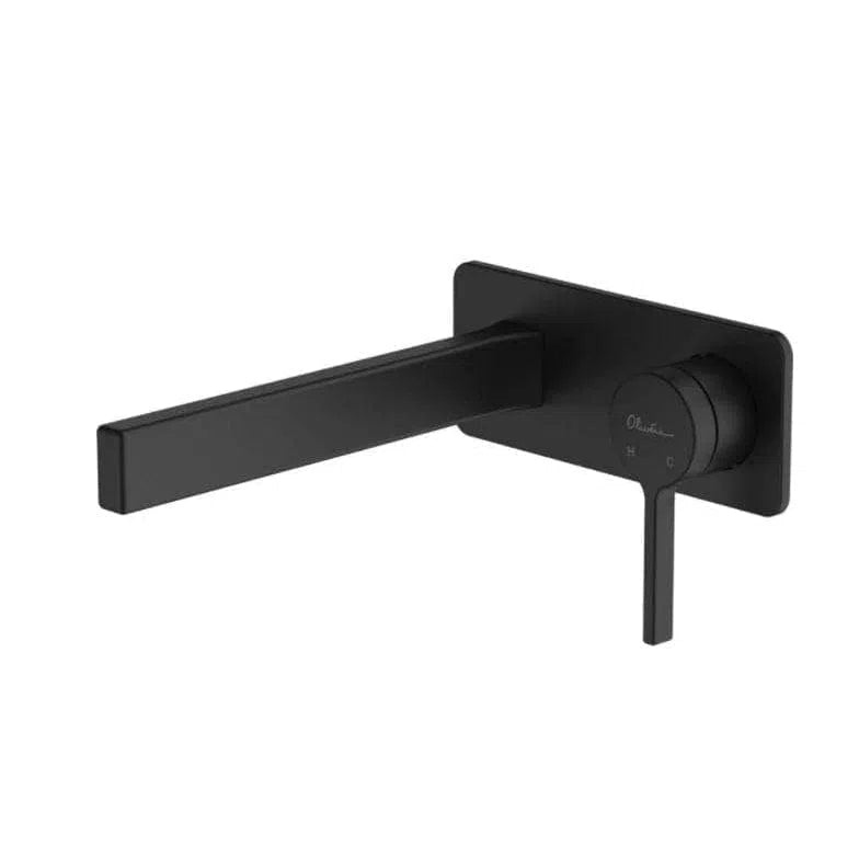 Oliveri Stockholm Wall Mixer Set - Matte Black | Design 10 Oliveri Stockholm Wall Mixer Set - Matte Black | Design 10
