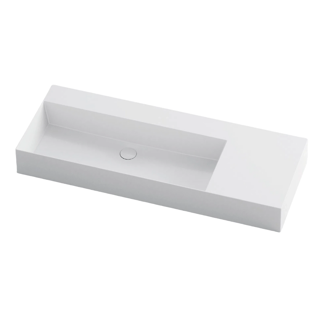 Studio Bagno Shard 102 X Plan Left Bowl Basin | Design 10