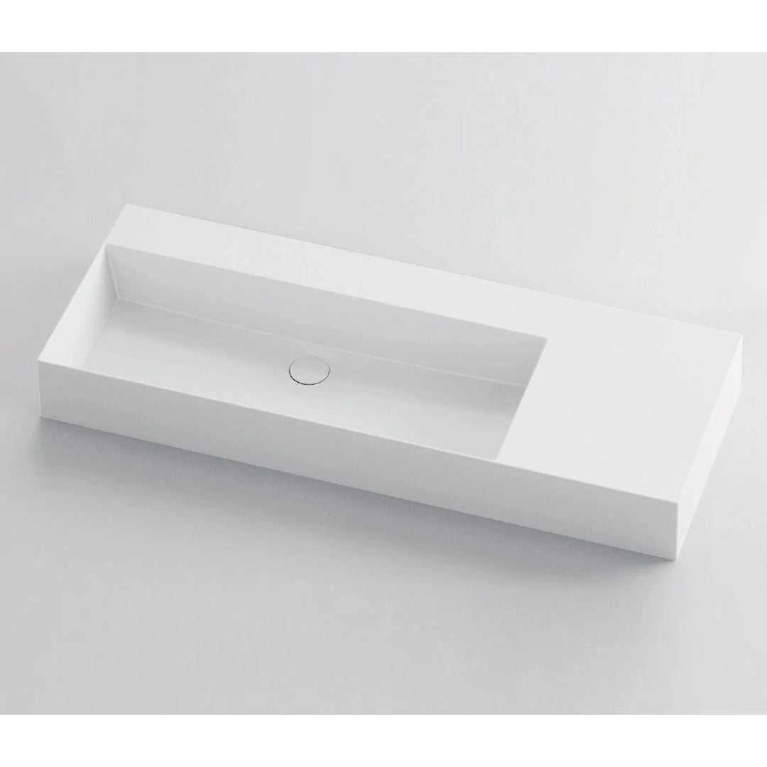 Studio Bagno Shard 102 X Plan Left Bowl Basin | Design 10